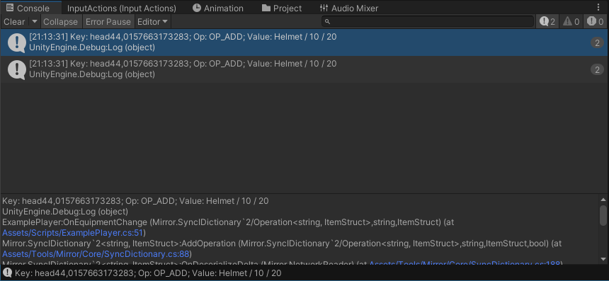 [SyncDictionary] Client events are duplicated · Issue #3359 · MirrorNetworking/Mirror · GitHub
