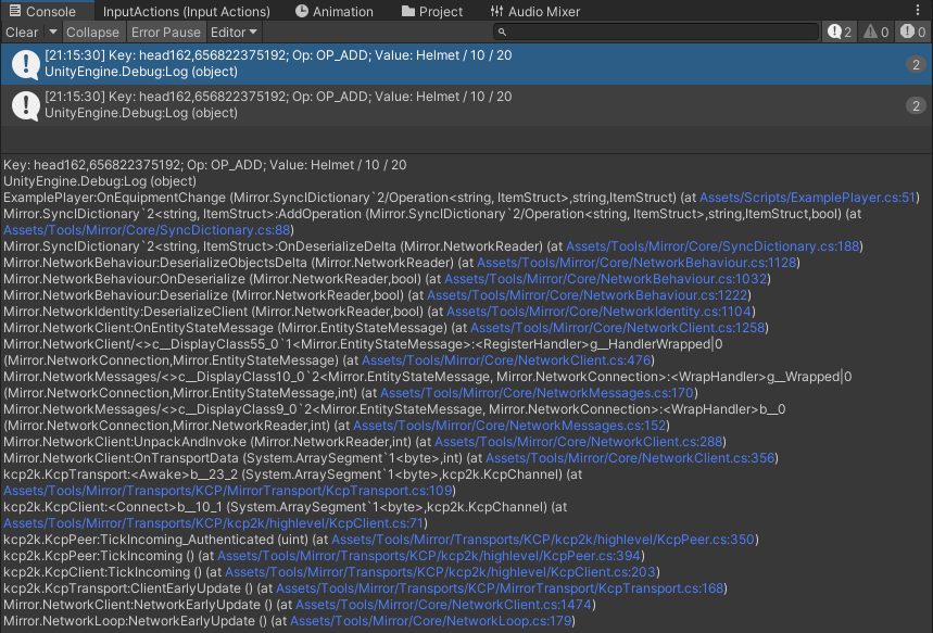 [SyncDictionary] Client events are duplicated · Issue #3359 · MirrorNetworking/Mirror · GitHub