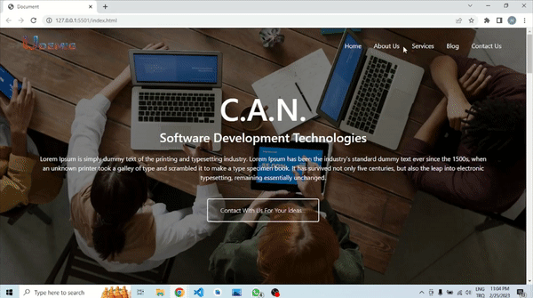 GitHub - fhasancelik/SoftwareWebDesign: Clean and modern website design ...