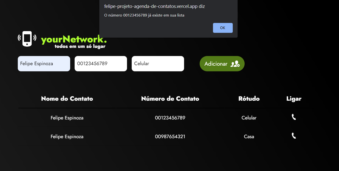GitHub - fde95/projetoAgendadeContatos