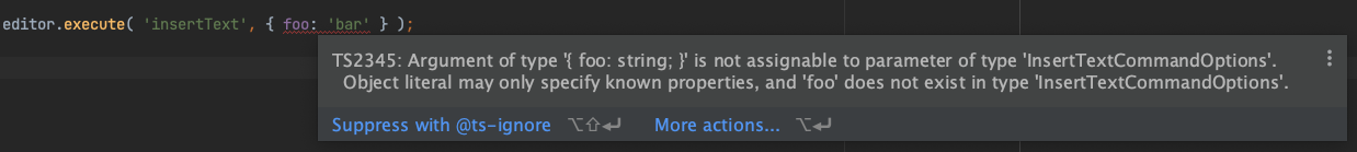 [TS] Suggest and validate names of plugins and commands at type level · Issue #13743 · ckeditor ...