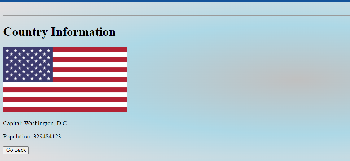 GitHub - JisooKang03/Country-Information