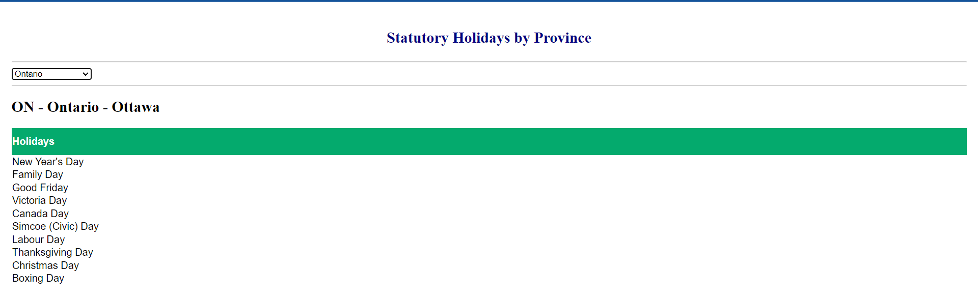 GitHub - JisooKang03/Ontario-Holiday