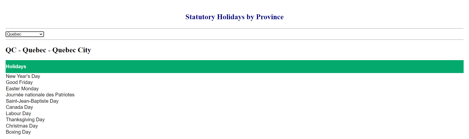 GitHub - JisooKang03/Ontario-Holiday