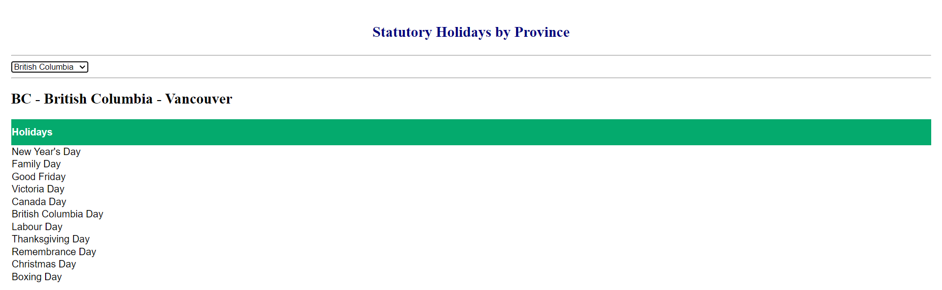 GitHub - JisooKang03/Ontario-Holiday