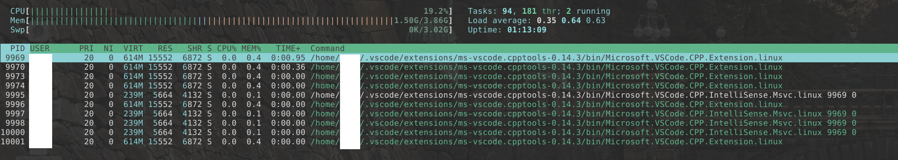 Updating Intellisense keeps on running in Linux · Issue #1291 · microsoft/vscode-cpptools · GitHub