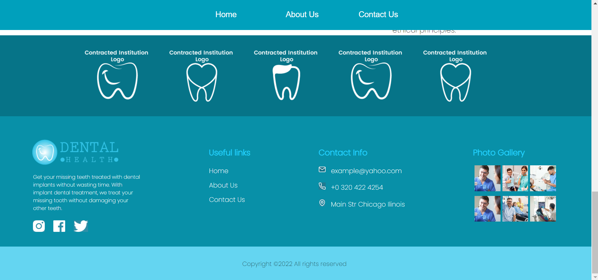 GitHub - Mridu-devs/Dental-WebDesign: Dental website layouts