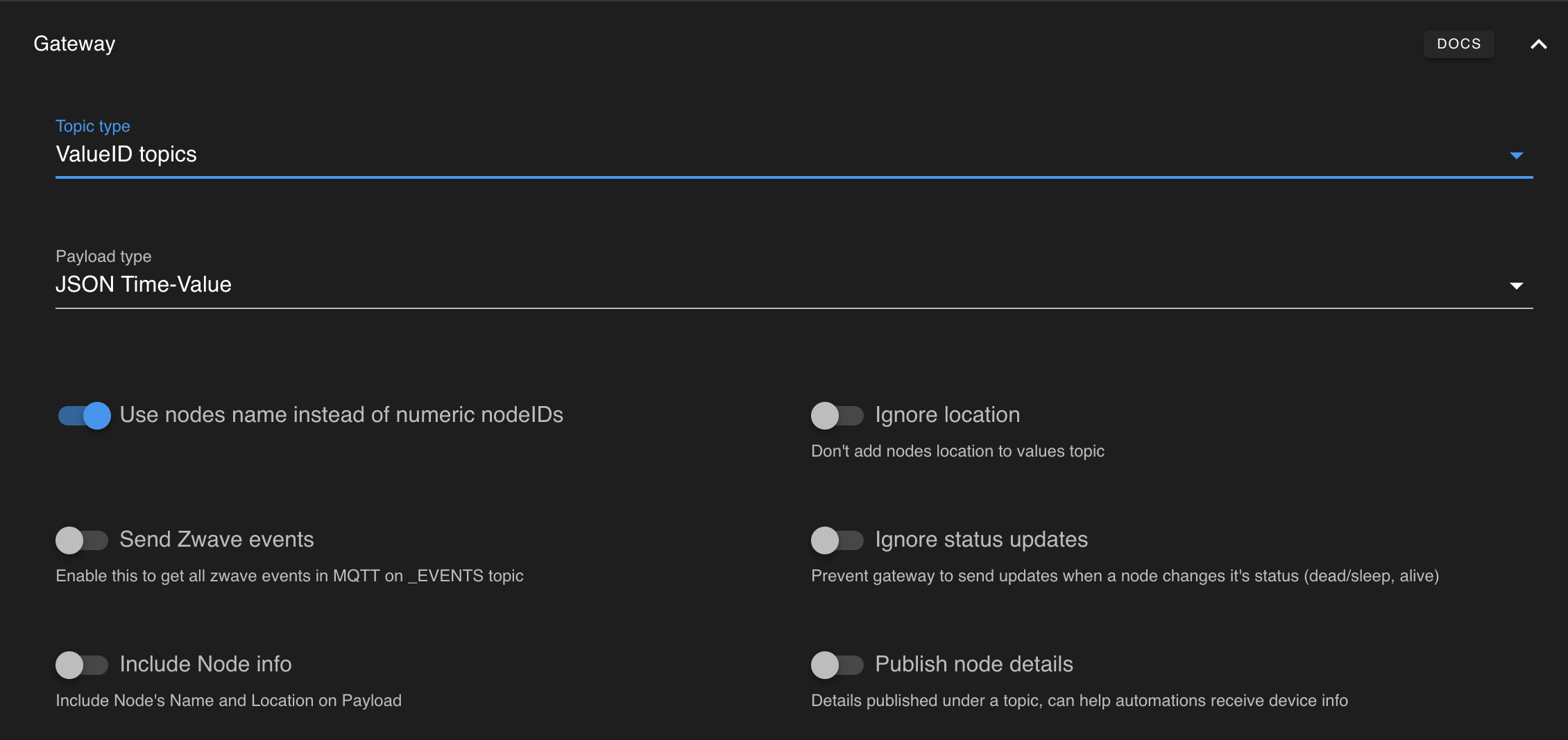 [Bug]: Cannot use a period "." when renaming a node · Issue #2327 · zwave-js/zwave-js-ui · GitHub