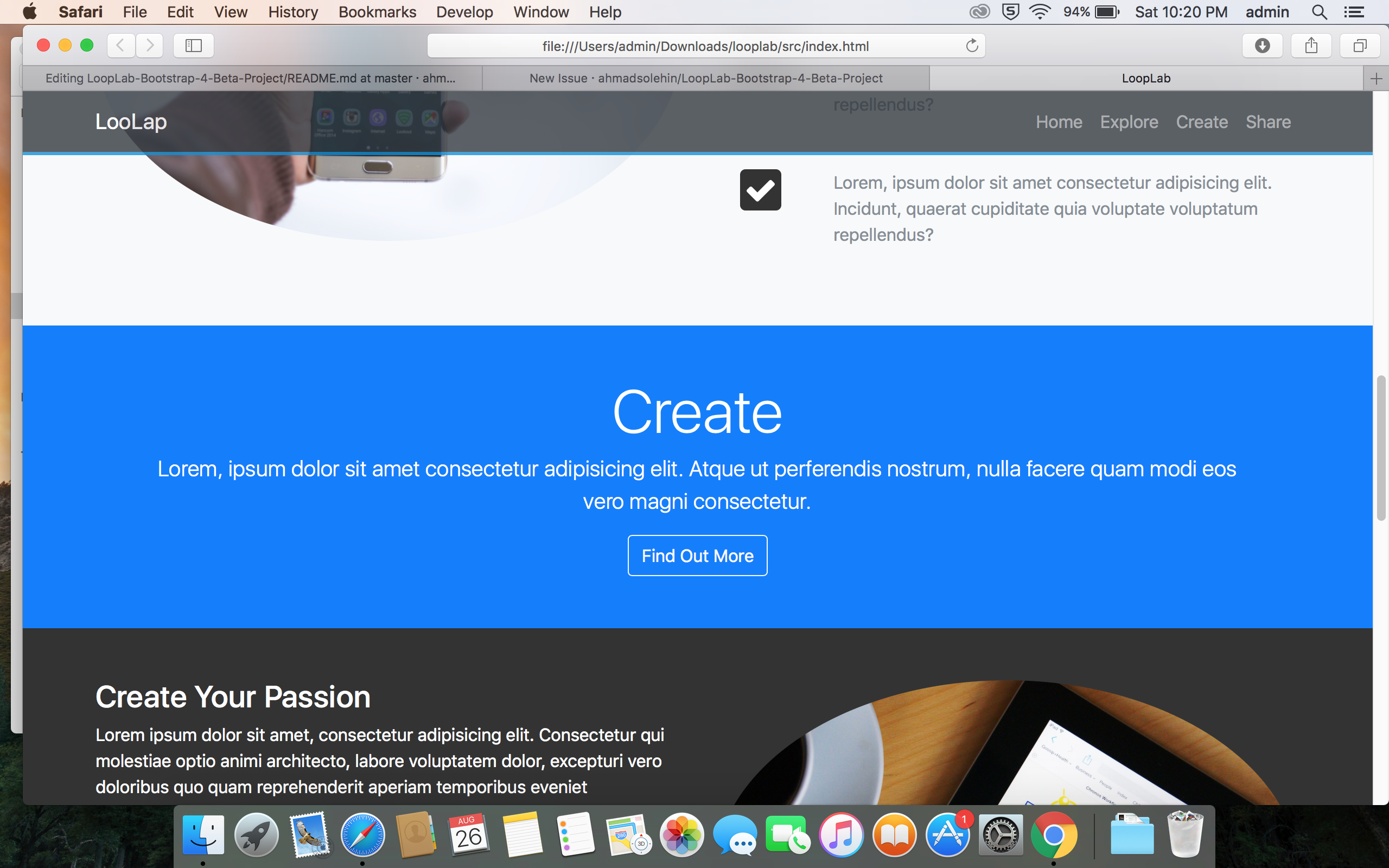 GitHub - ahmadsolehin/LoopLab-Bootstrap-4-Beta-Project: LoopLab Theme ...