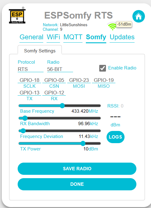 Corrupted Configuration · Issue #68 · rstrouse/ESPSomfy-RTS · GitHub