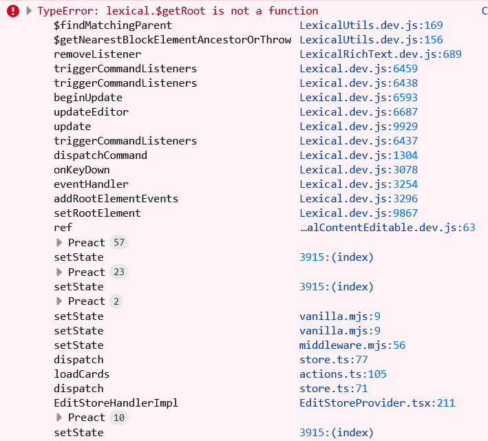 Bug Lexicalgetroot Is Not A Function · Issue 3860 · Facebooklexical · Github