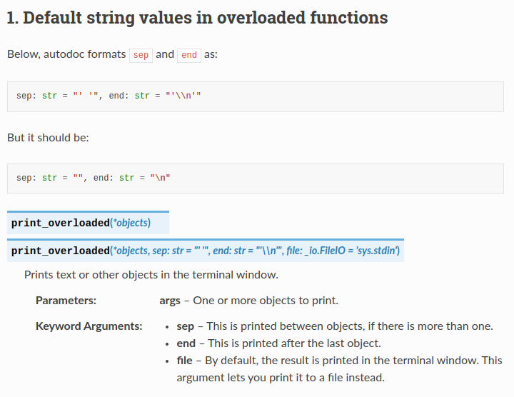 Default string literals rendered with too many quotes and backlashes ...