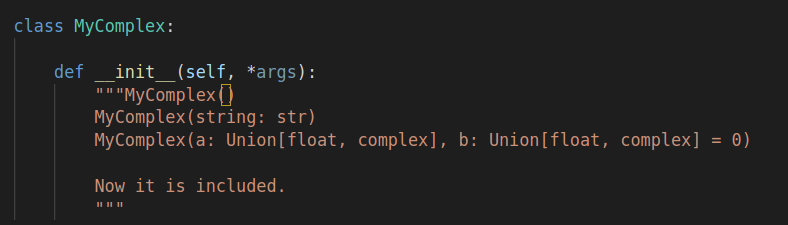Don't omit empty parentheses for hardcoded class docstrings · Issue ...