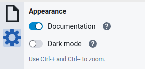 [Feature] Replace documentation toggle with icon on left menu bar. · Issue #778 · pybricks ...