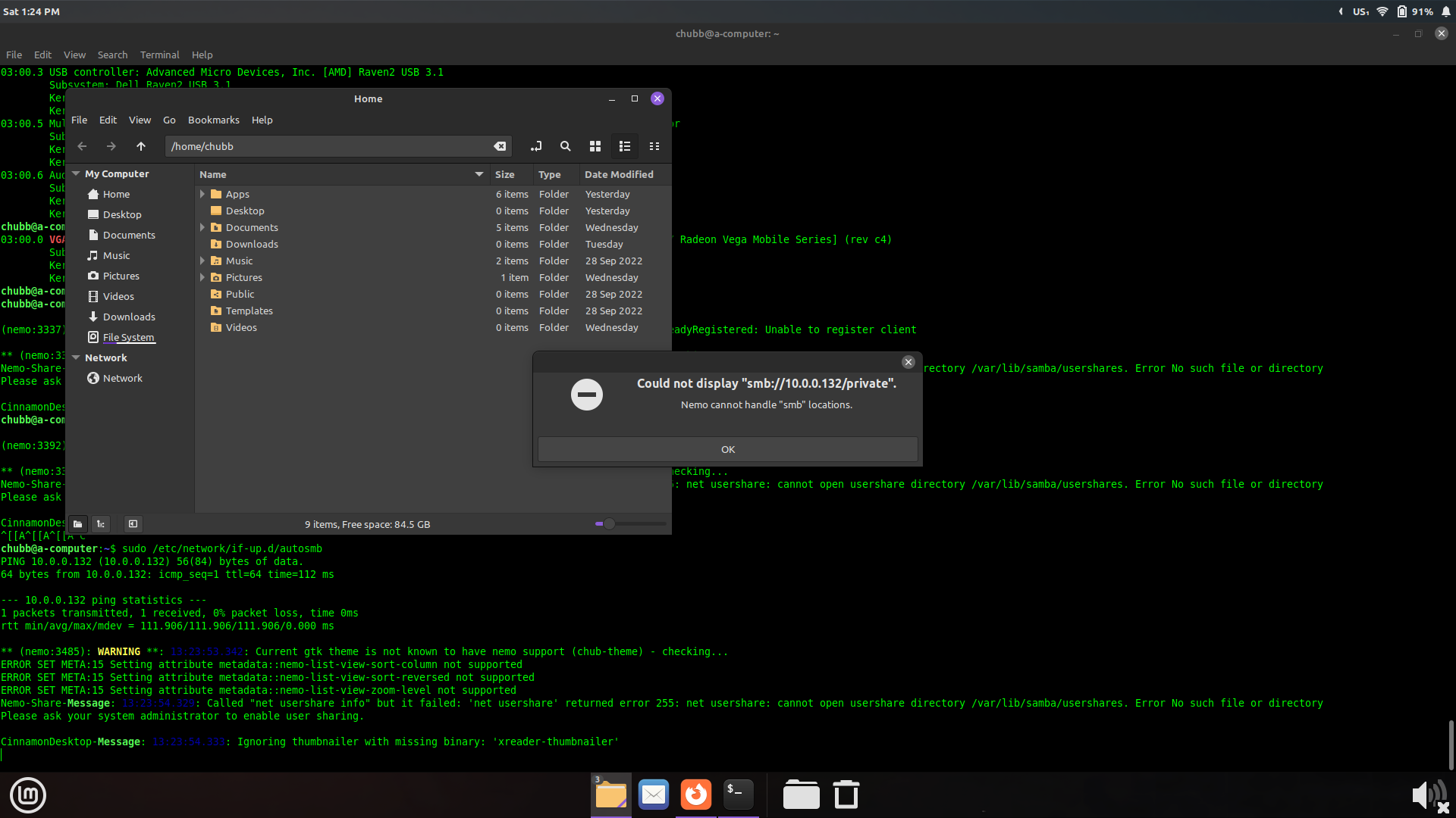Nemo cannot connect to SMB shares when ran from NetworkManager script · Issue #3171 · linuxmint ...