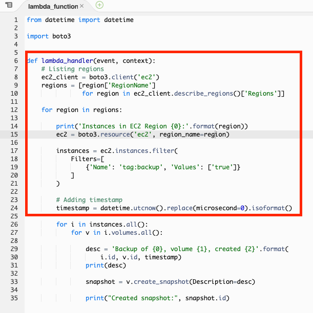 Github Hugolunacloudscript Aws Automatic Snapshots The Code Automates Ec2 Instance Backups 