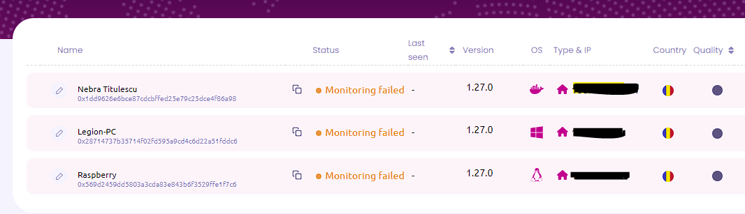 Monitoring failed ISP RCS & RDS SA / Digi ROMANIA · Issue #5900 · mysteriumnetwork/node · GitHub
