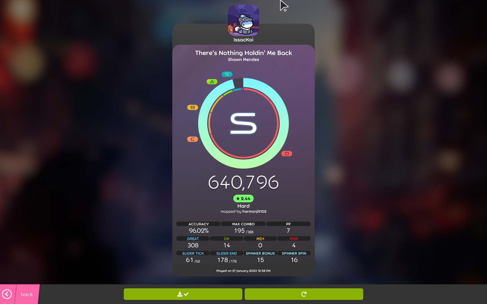 I got an S rank even with 4 misses · Issue #22323 · ppy/osu · GitHub