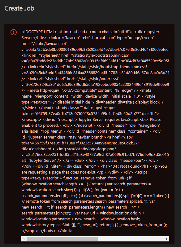 When Scheduler Server Extension Not Installed Error Appears In Html · Issue 329 · Jupyter 