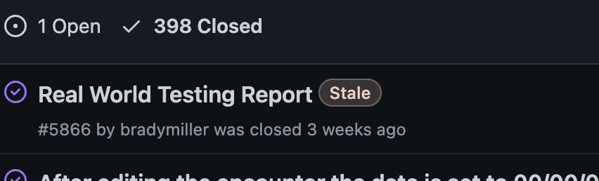 process: do not automatically close issues as "stale" because they lack activity · Issue #6201 ...