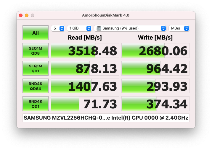 Slow speed on Samsung PM9A1 SSD · Issue #2204 · acidanthera/bugtracker ...