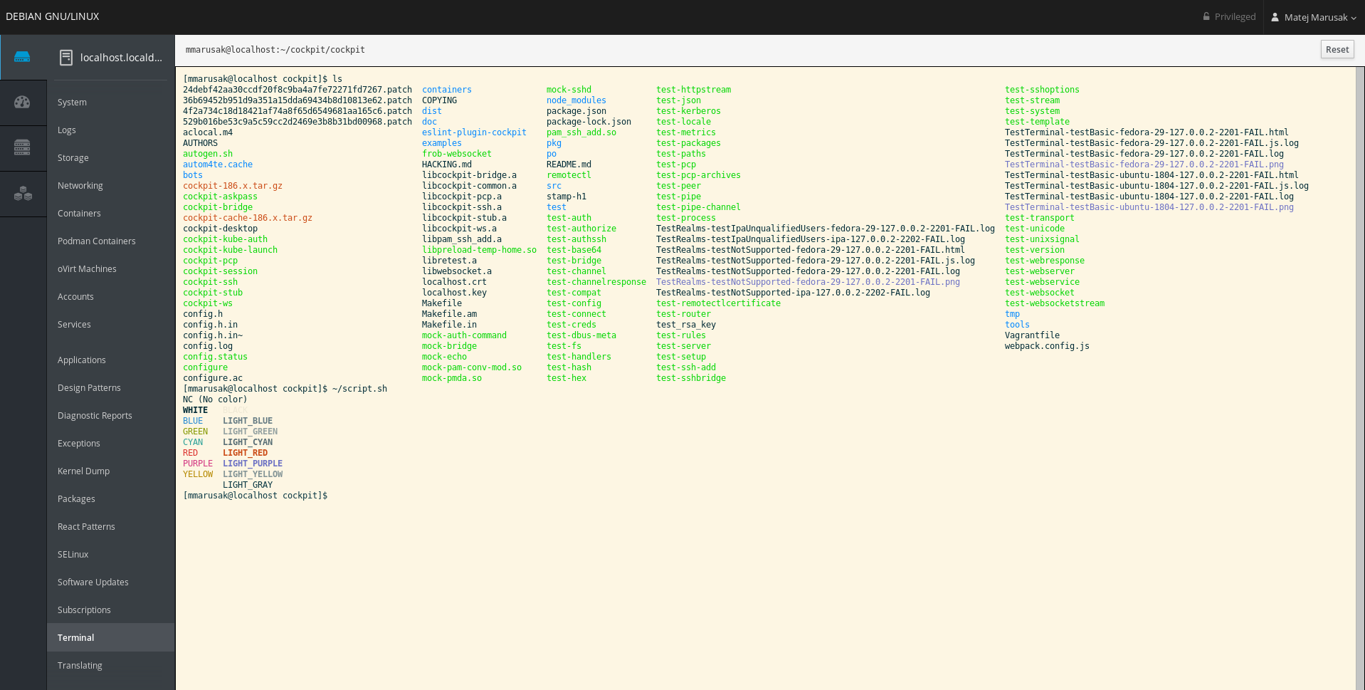Enable light and dark theme in terminal · Issue #11177 · cockpit ...