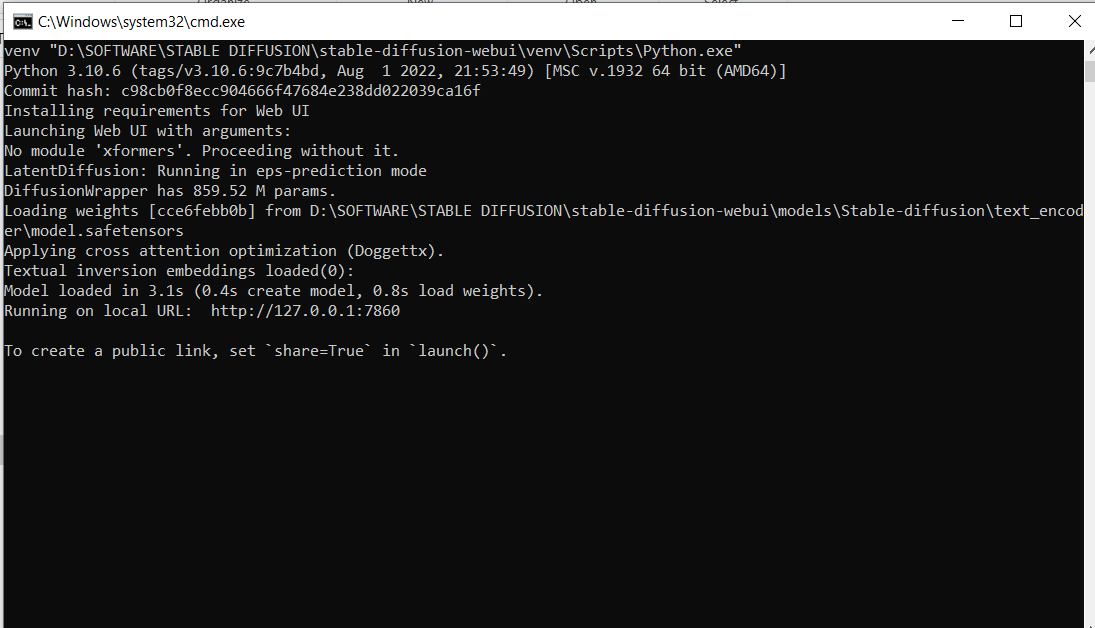 To create a public link, set `share=True` in `launch()`.[Bug]: · Issue #7063 · AUTOMATIC1111 ...