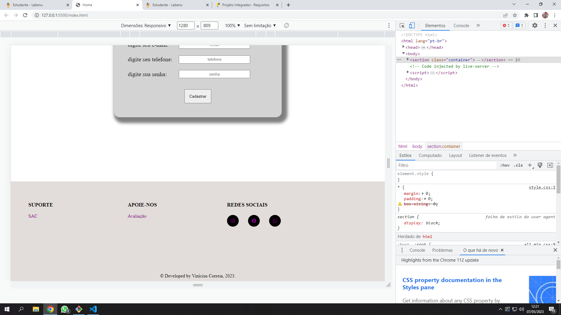 GitHub - Euvinni/projeto-landing-page
