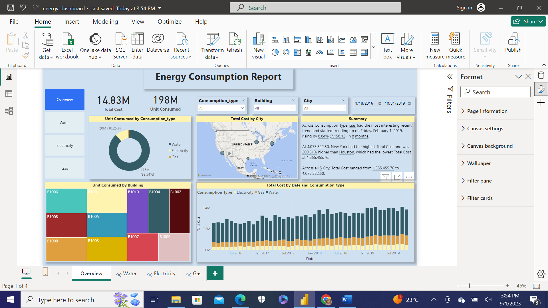 GitHub - rajni-kapoor/Energy_consumption_report: Power bi based Energy ...