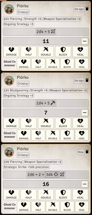 "Ongoing Strategy" adds flat weapon damage instead of precision damage · Issue #6289 ...