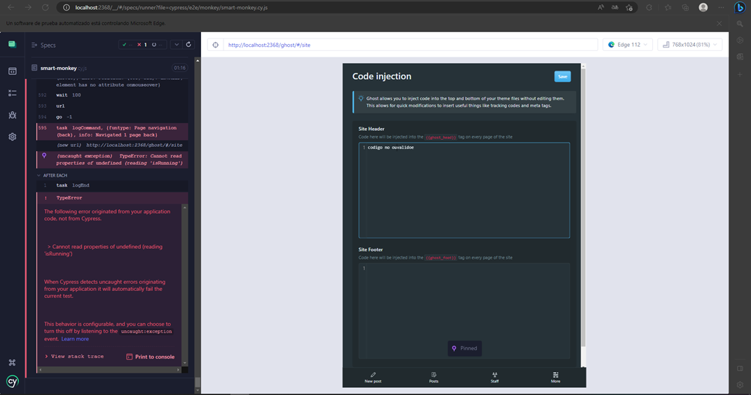 INC-02 No se puede navegar atrás desde la pantalla Code Injection en resolución media · Issue #2 ...