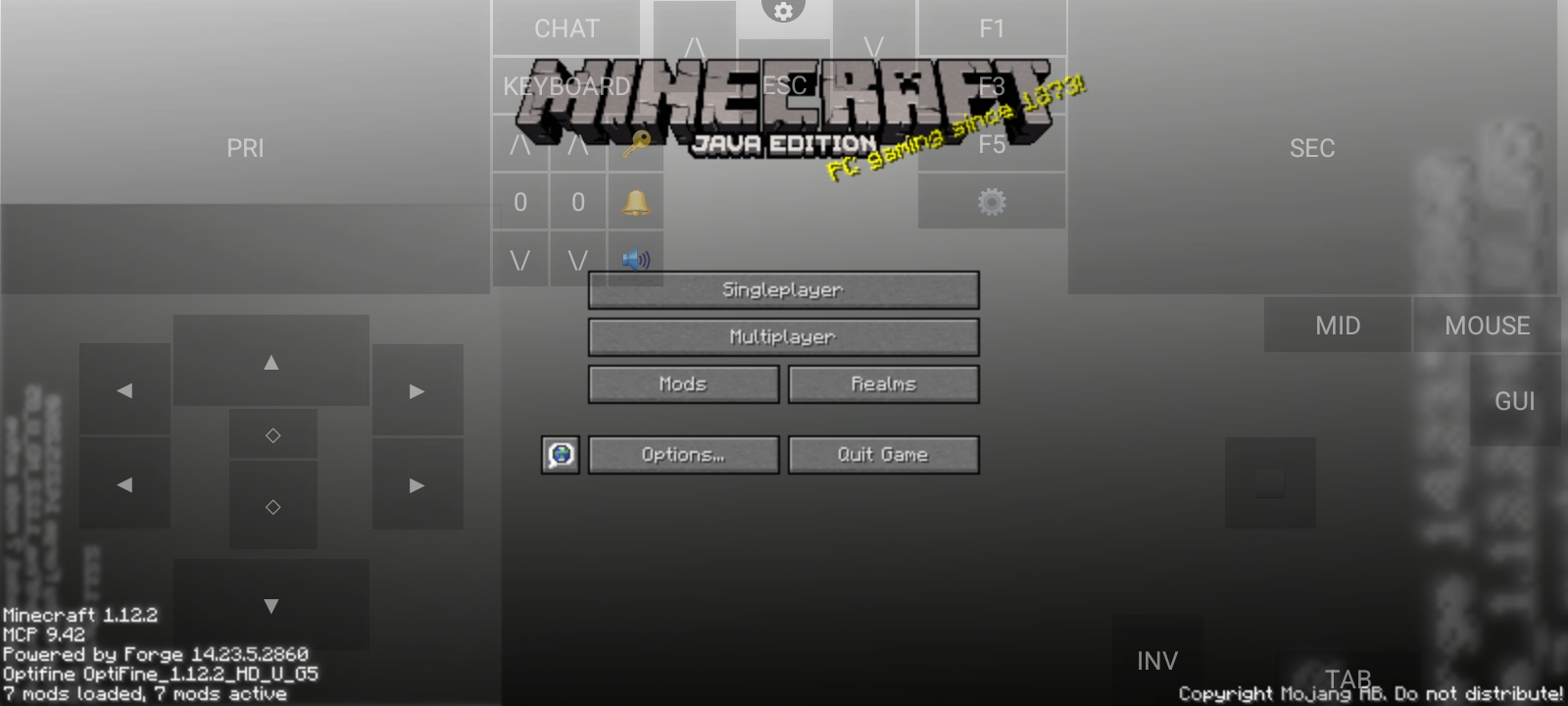 [BUG] 1.12.2 optifine menu bugs out with VirGL · Issue #3978 · PojavLauncherTeam/PojavLauncher ...