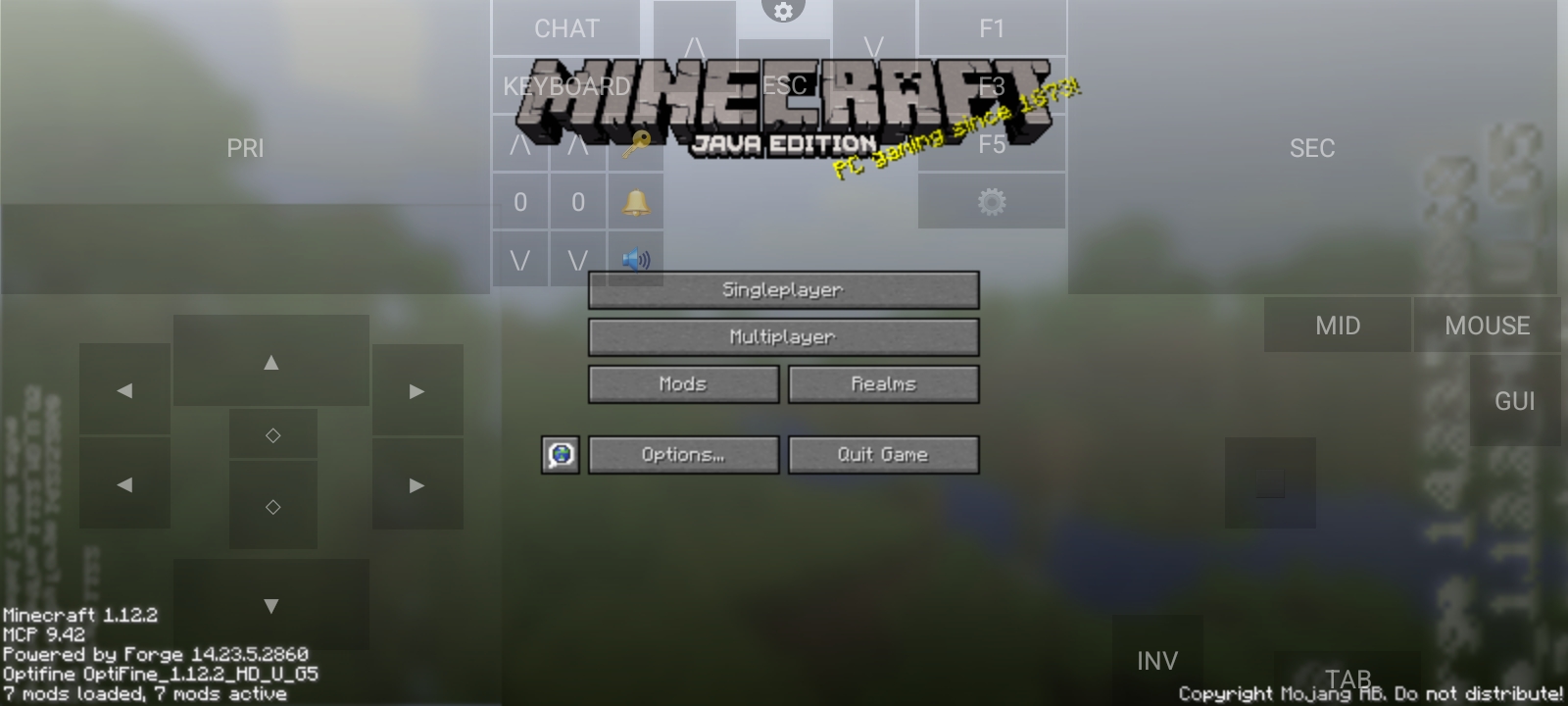 [BUG] 1.12.2 optifine menu bugs out with VirGL · Issue #3978 · PojavLauncherTeam/PojavLauncher ...