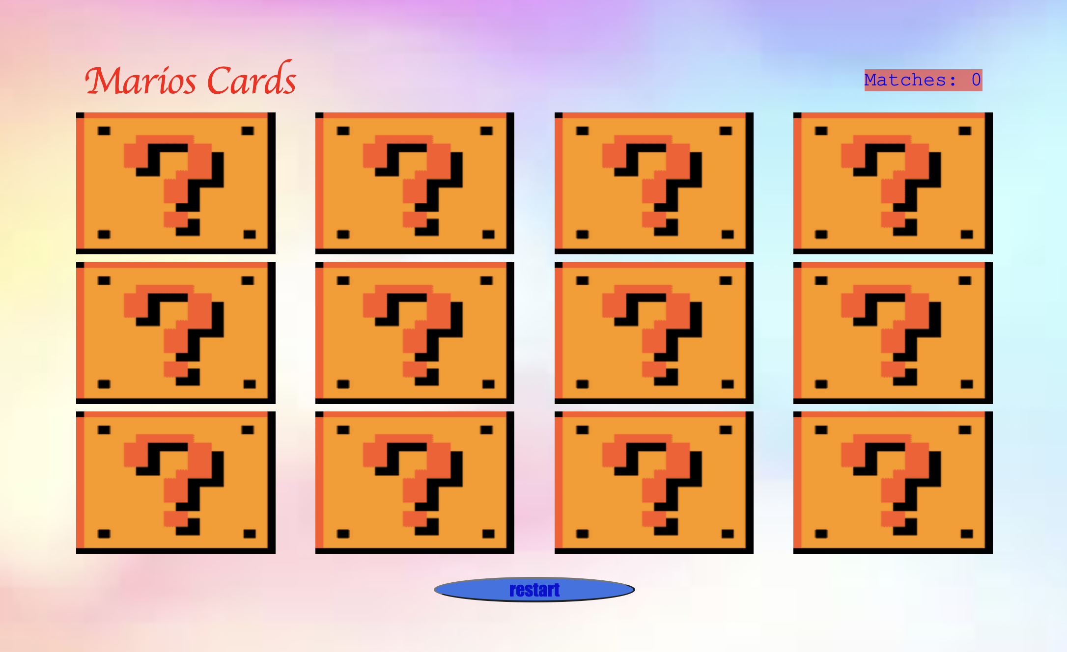 GitHub - Mar1aSE/Marios-Matching-Cards