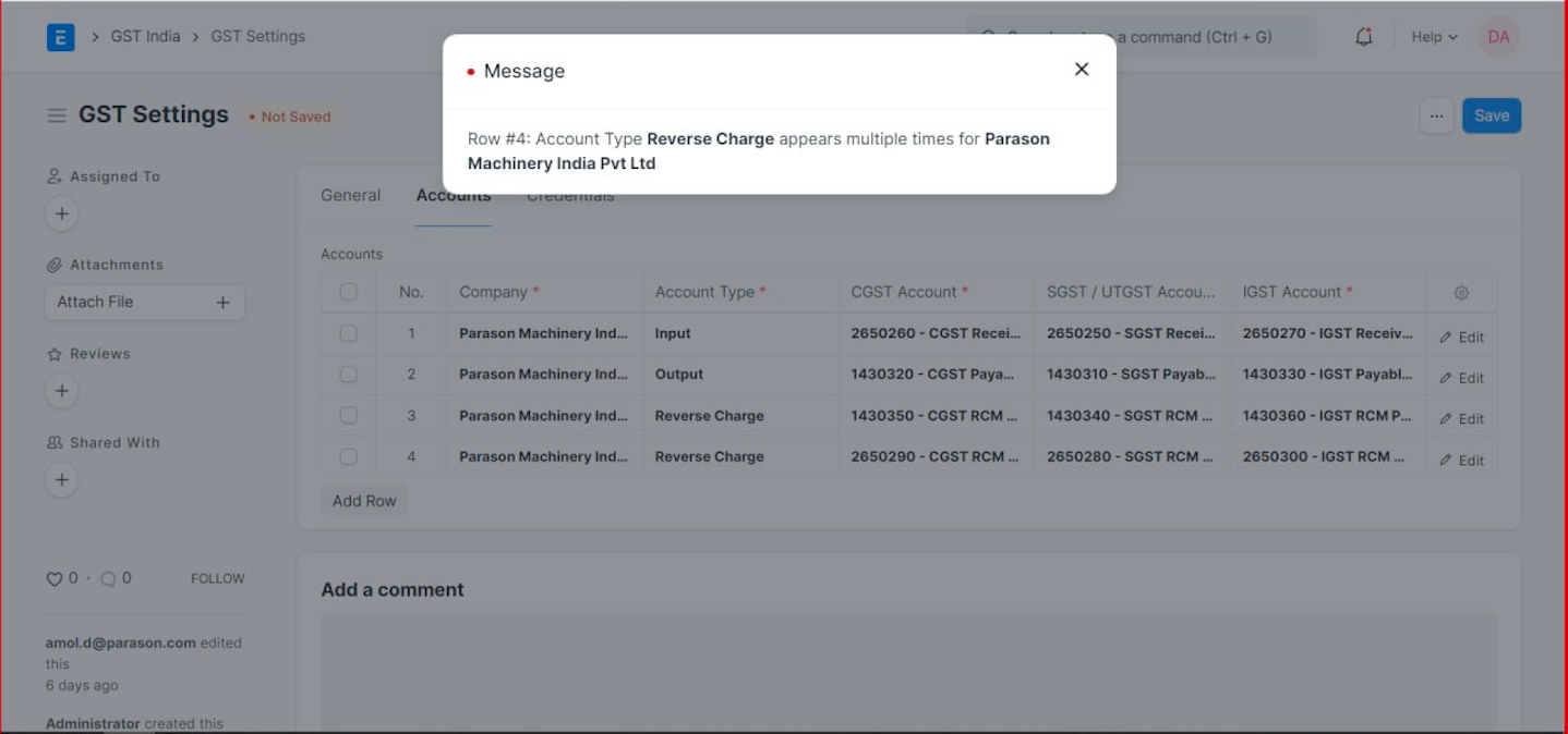 System is not allowing to set separate ledger of RCM Input ledgers · Issue #464 · resilient-tech ...