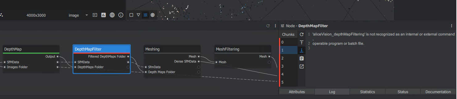 depthMapFiltering is not recognized as an internal or external command · Issue #1875 ...