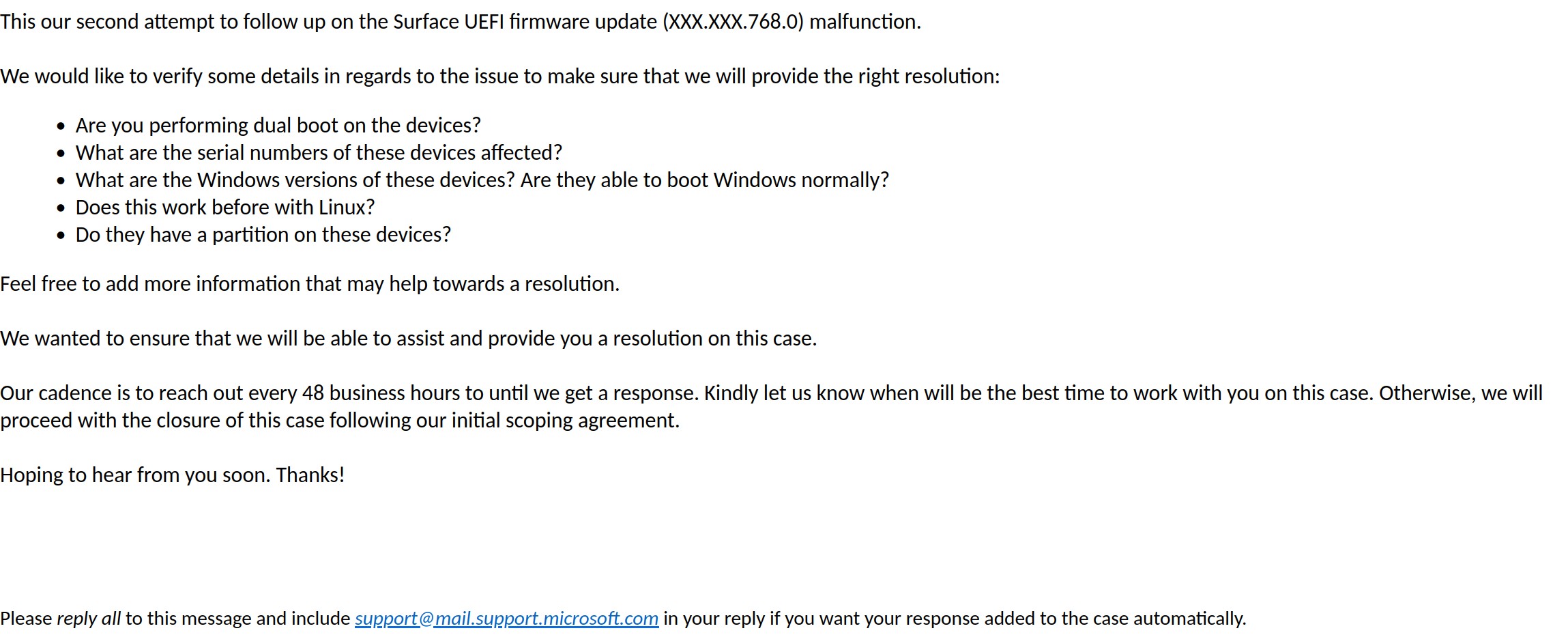 Surface Book 2 UEFI firmware malfunction after firmware update in dualboot (Surface - Firmware ...