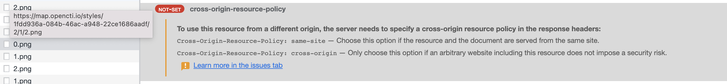 map.opencti.io tiles don't load because of cross-origin-resource-policy · Issue #1948 · OpenCTI ...