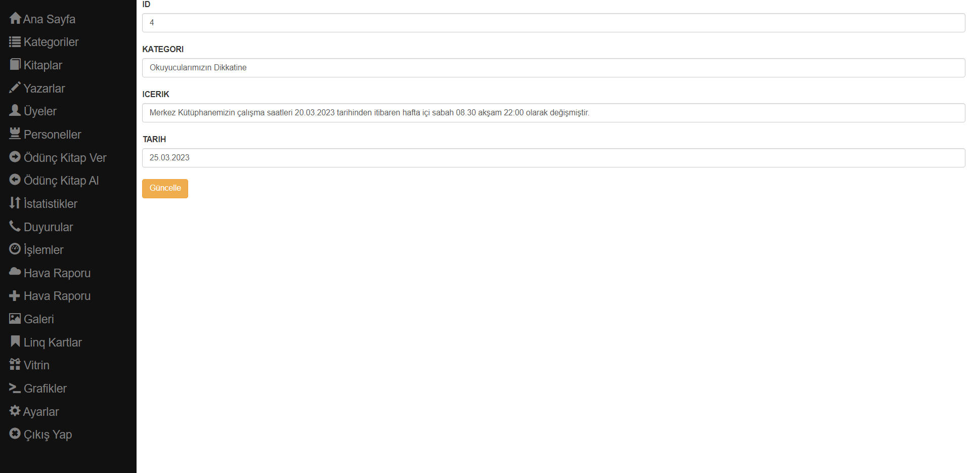 Github Elifpolattmvckutuphane Bu Proje Aspnet Mvc5 Kullanılarak Geliştirilmiştir 
