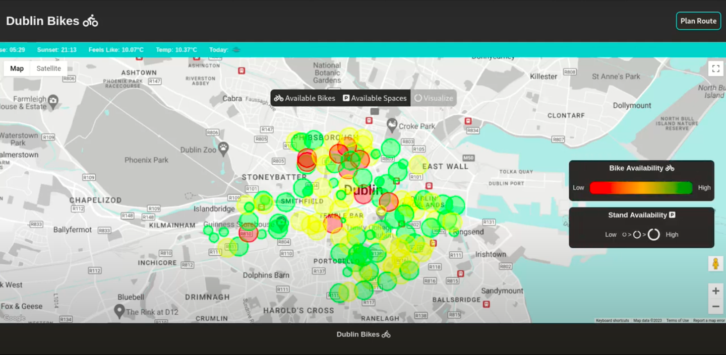 GitHub - shuyaaaaaaa/Dublin-Bike: Creating an improved version of the ...