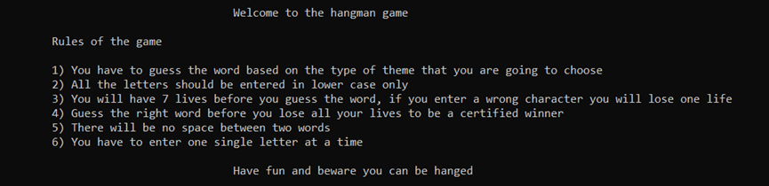 GitHub - ymshreyas/Hangman