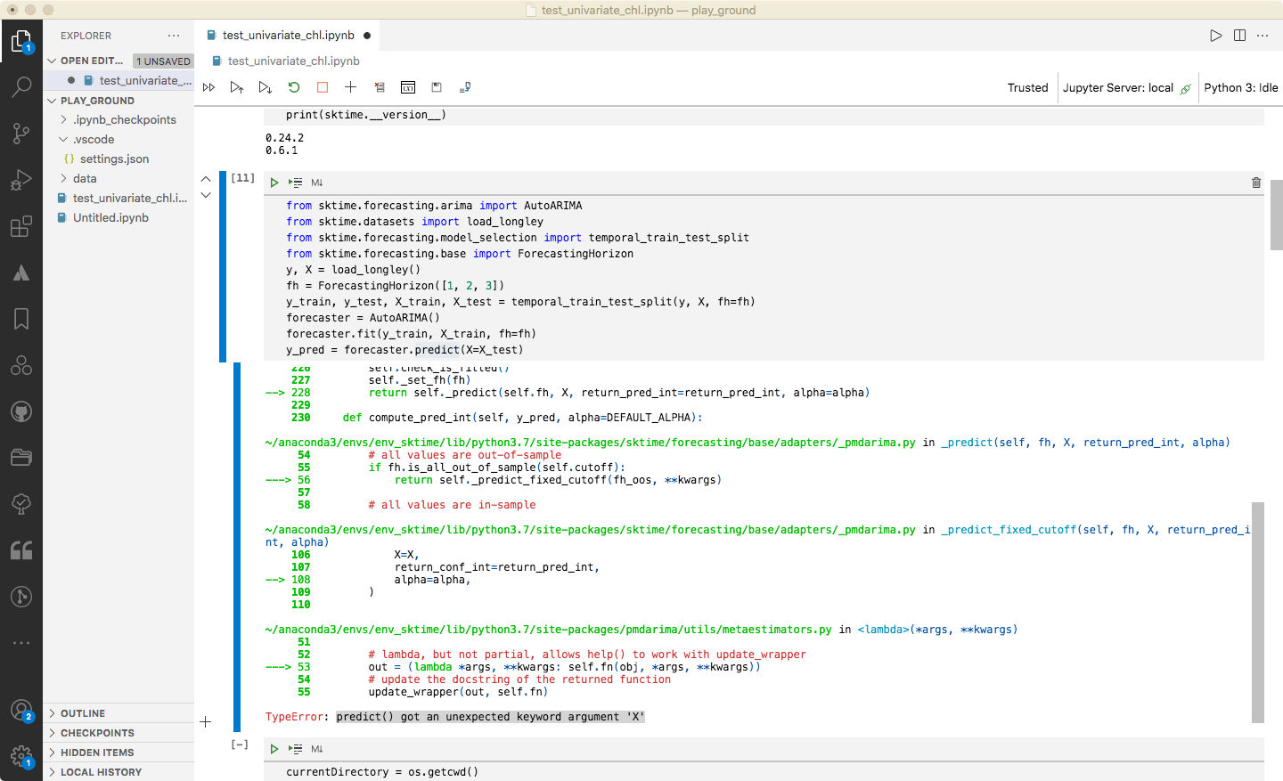 Forecasting multivariate time series in Sktime · Issue #871 · sktime ...