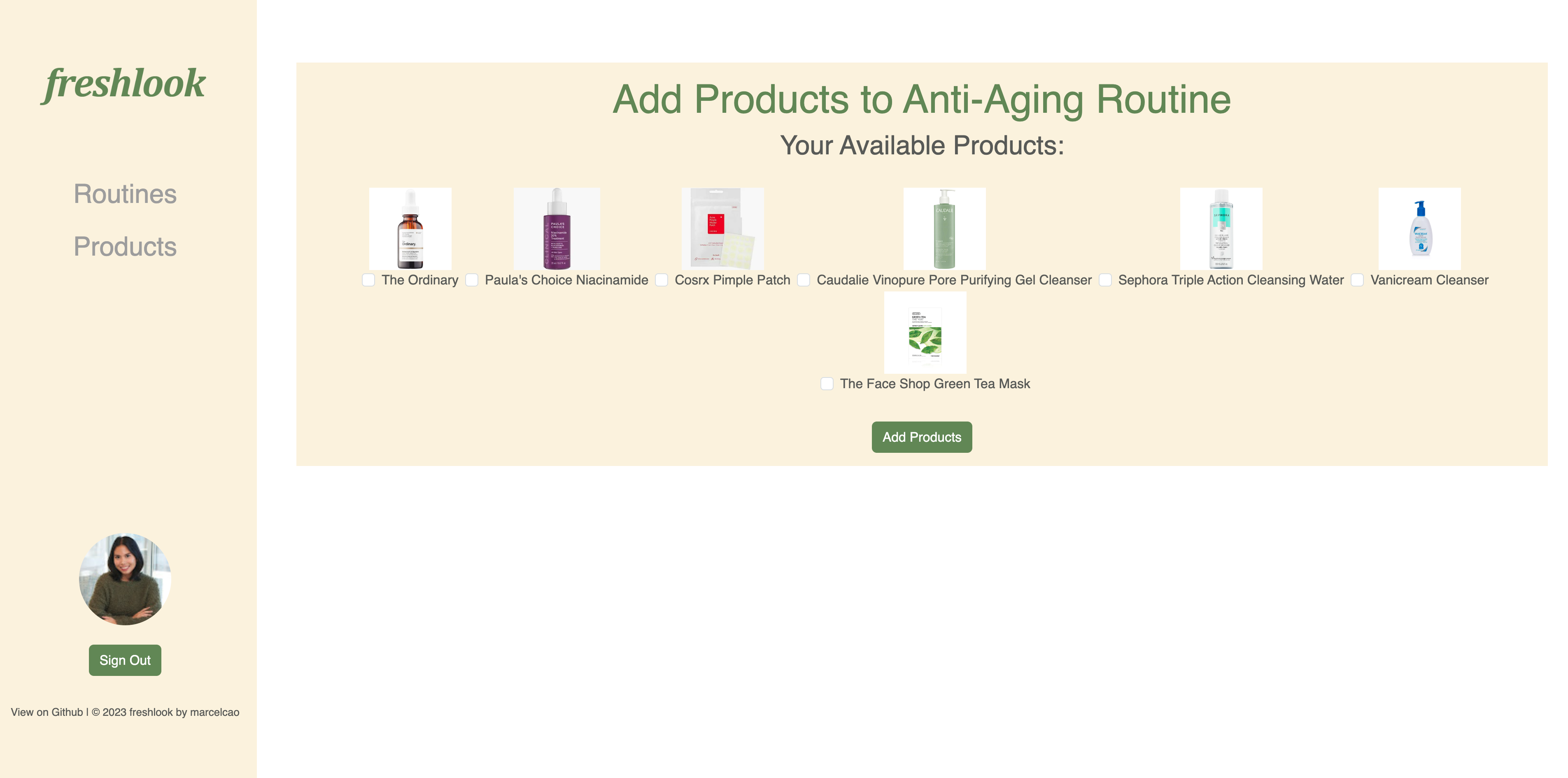 GitHub - marcelcao/freshlook-frontend-capstone: freshlook is web-application that enables users ...