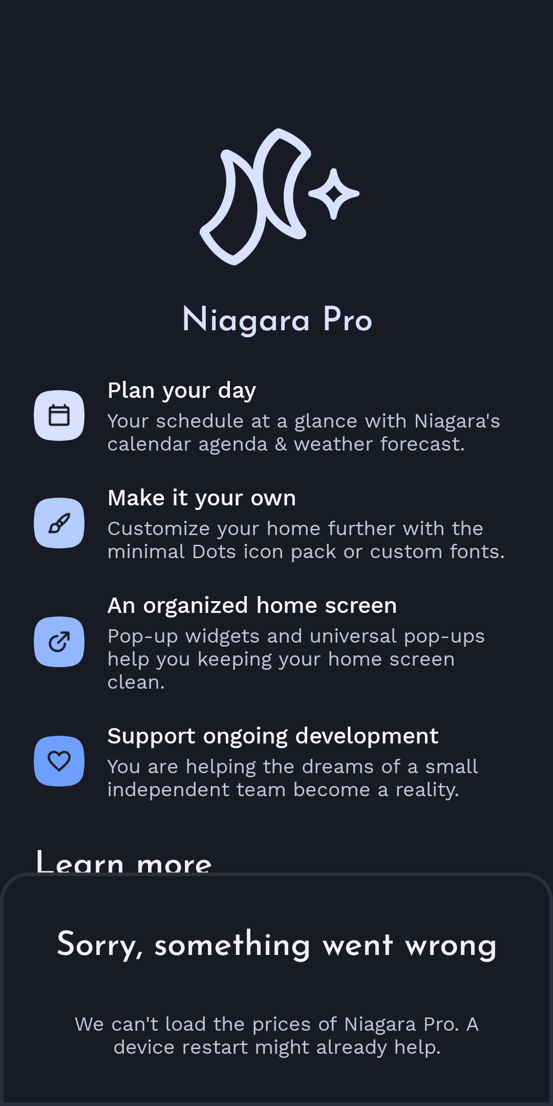 Buying Niagara Pro doesn't work with MicroG · Issue #2126 · NiagaraLauncher/Niagara-Issues · GitHub