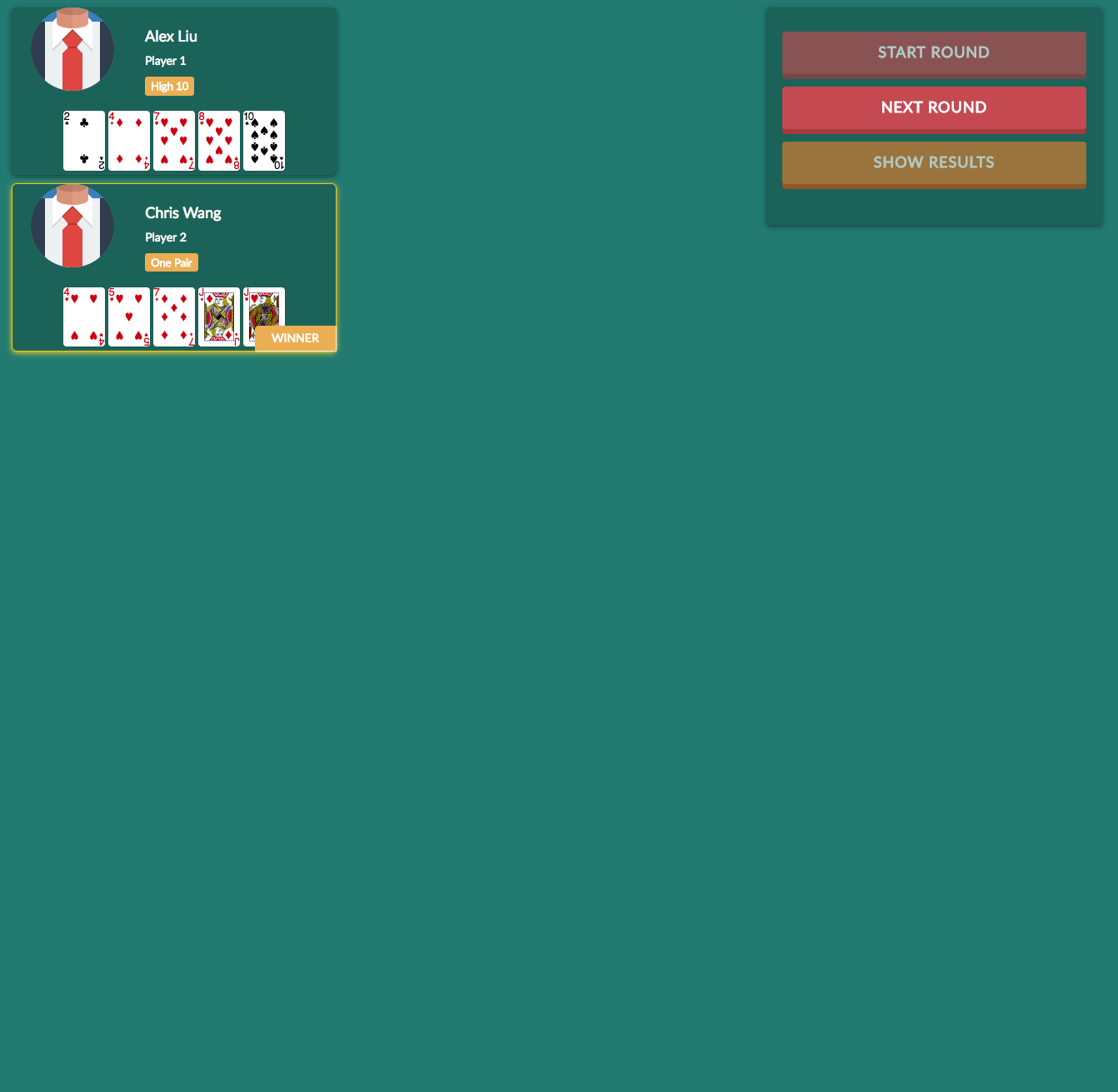 GitHub - morningcocoa/poker: To demonstrate my design and coding ...