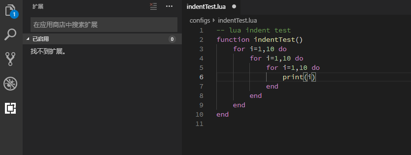 [Indent][Lua] code indentation failed · Issue #70015 · microsoft/vscode · GitHub