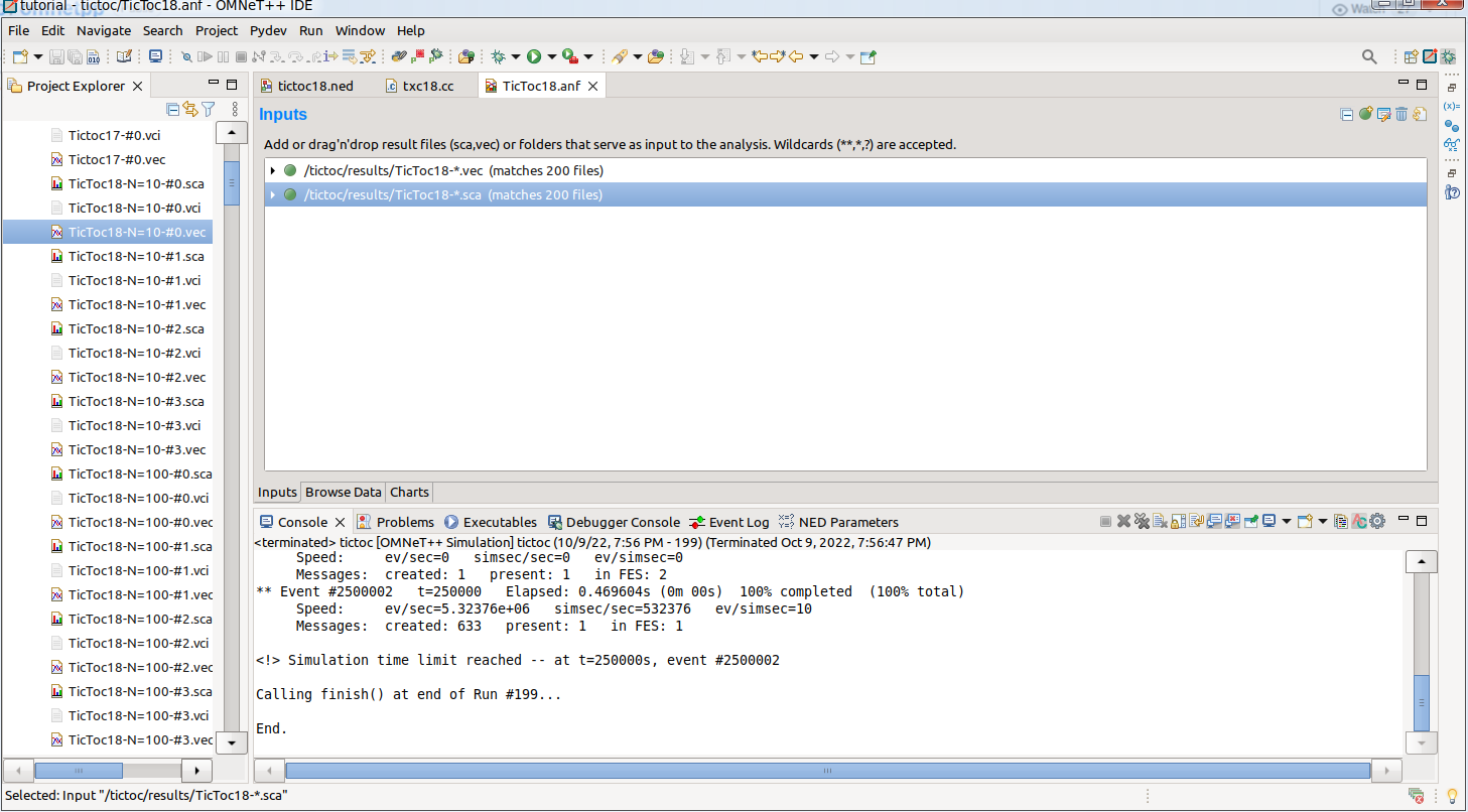 Omnet 6 0 1 And Tutorial Section 7 5 Analyzing The Results Outdated · Issue 947 · Omnetpp