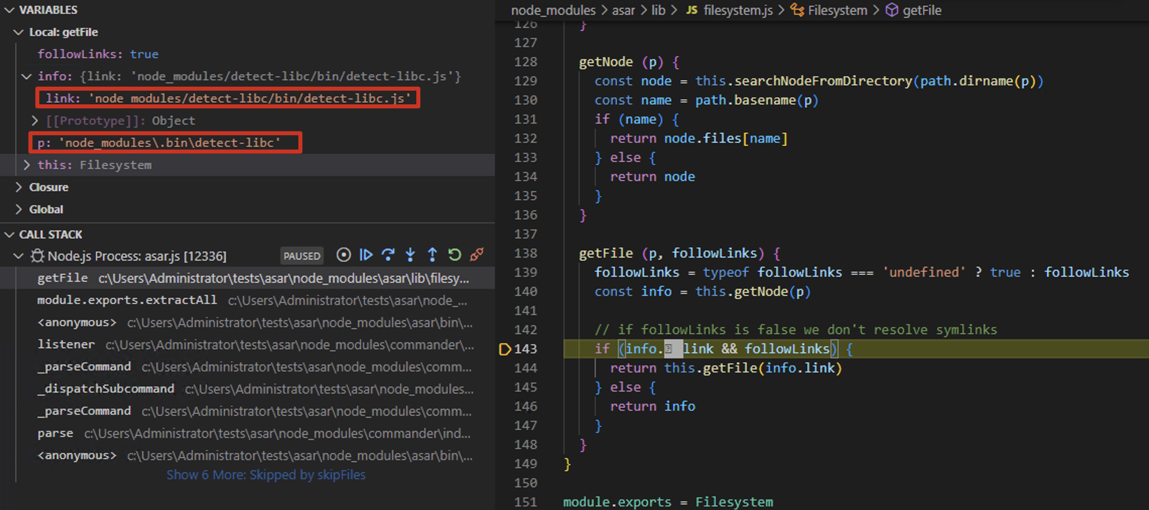 not fully unpacked asar · Issue #3886 · nodejs/help · GitHub