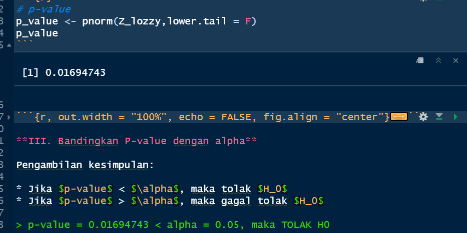 Kapankah membandingkan p value thd alpha atau p value thd alpha/2 · teamalgoritma community ...