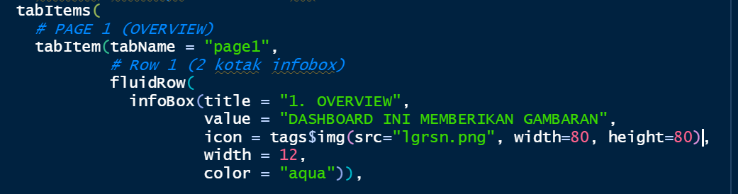 Bagaimanakah mengganti logo icon font awesome di infobox shiny dg ...